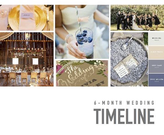 6 Month Wedding Timeline Simple Super Complete Planning Tool
